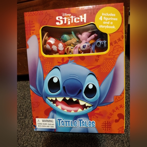 Disney | Toys | Disney Stitch Tattle Tales Playset With 4 Figures A ...